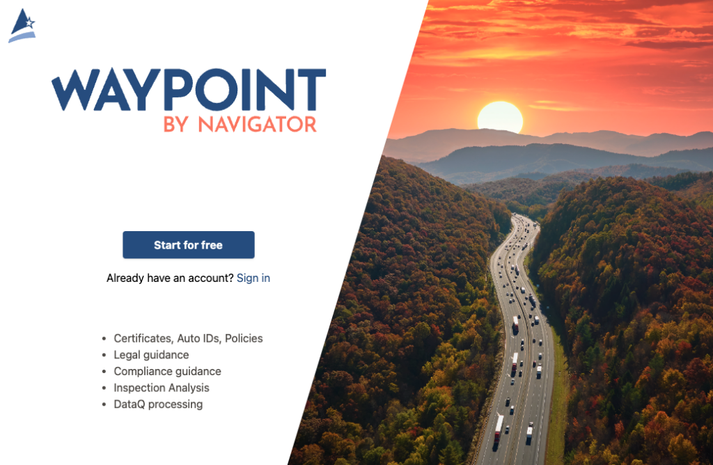 Introducing Waypoint - Navigator Truck Insurance Agency